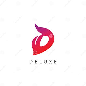 Deluxe Logo Vector Template Design Illustration Stock Illustration ...