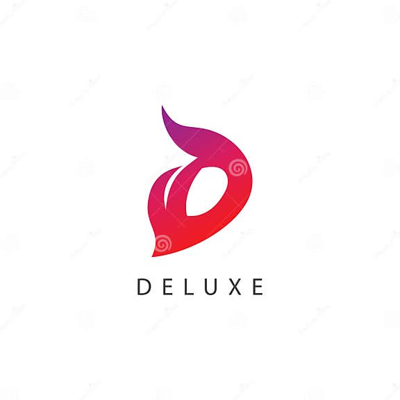 Deluxe Logo Vector Template Design Illustration Stock Illustration ...