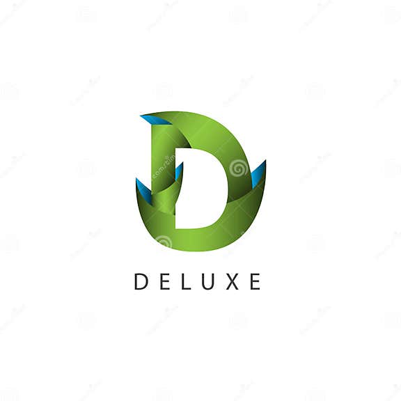 Deluxe Logo Vector Template Design Illustration Stock Illustration ...