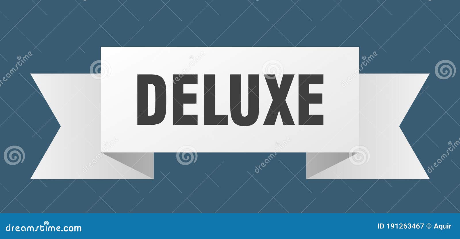 Deluxe ribbon. stock vector. Illustration of isolated - 191263467