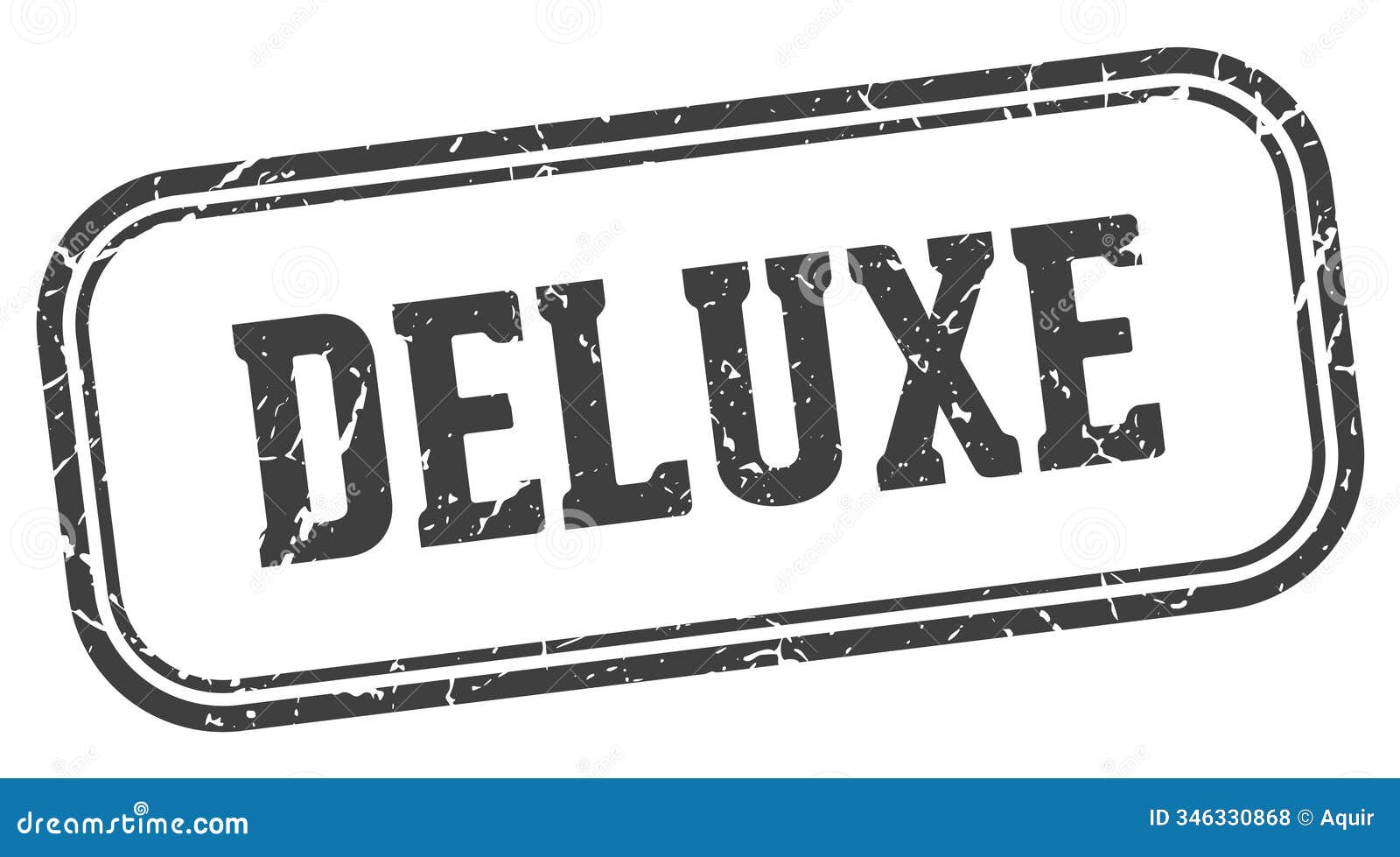 Deluxe Rectangular Sign. Deluxe Stamp Vector Illustration ...