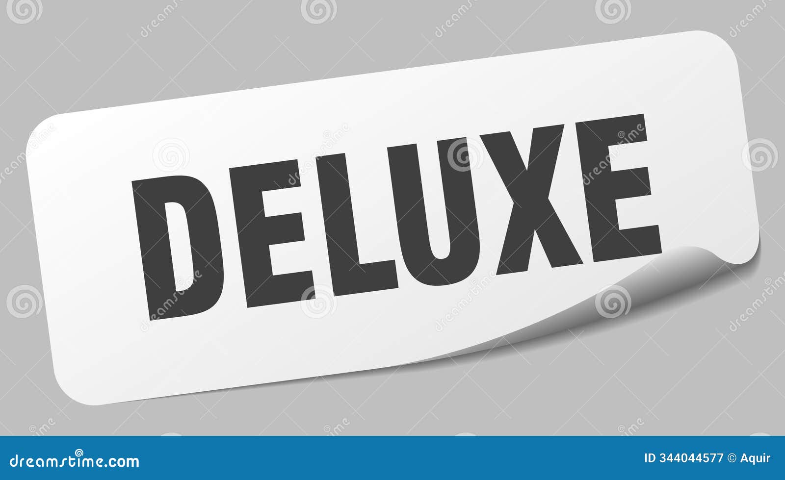 Deluxe Rectangular Sign. Deluxe Stamp Vector Illustration ...