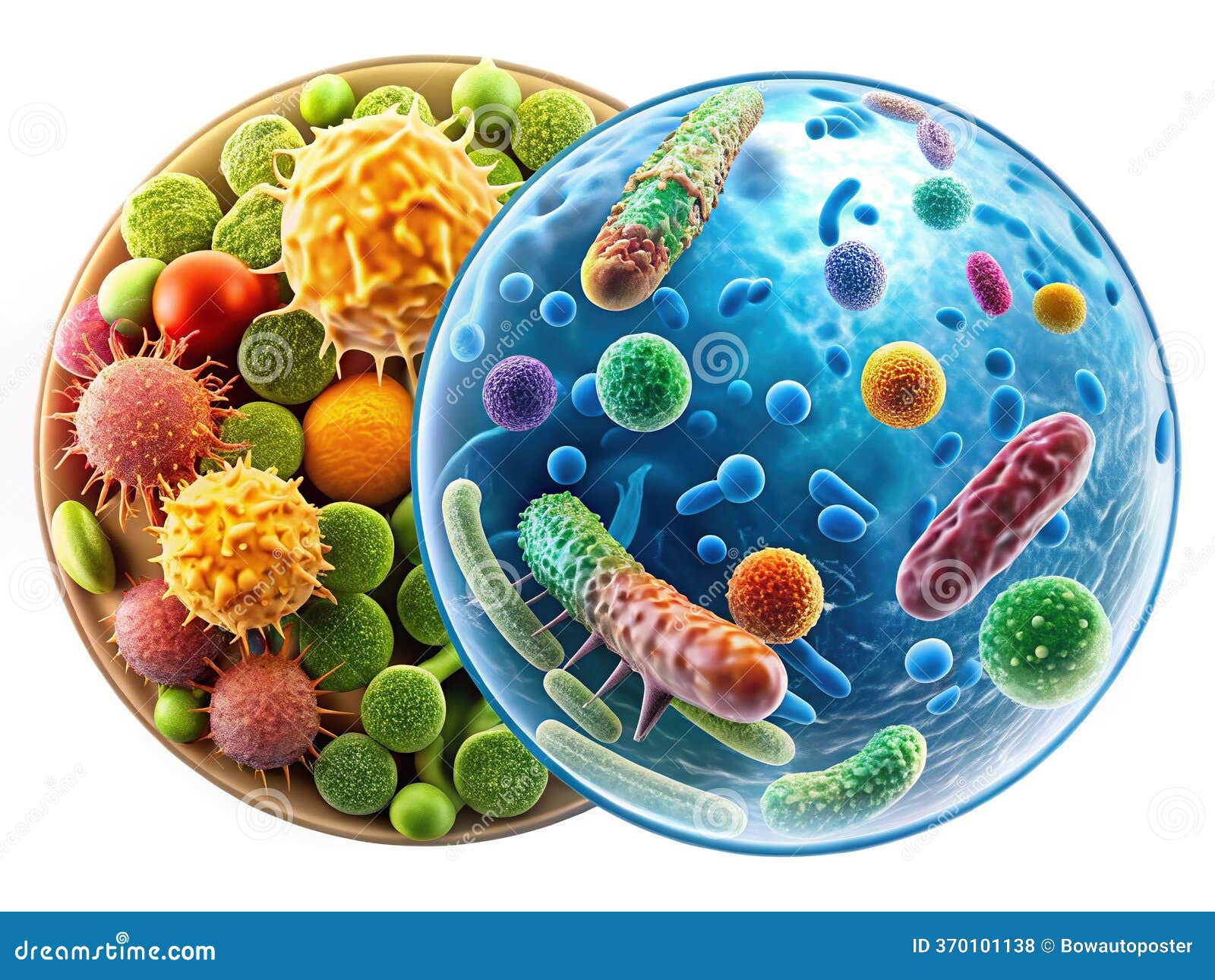 Comprehensive Eukaryotic Cell Diagram Detailed Anatomy Structures And ...