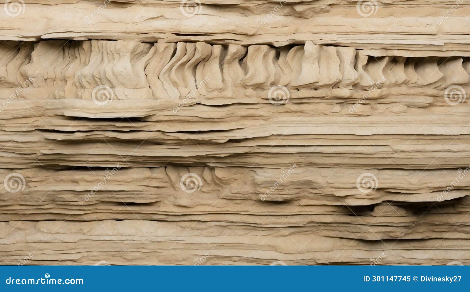 Limestone Chronicles: Sedimentary Layer Textures. AI Generate Royalty ...