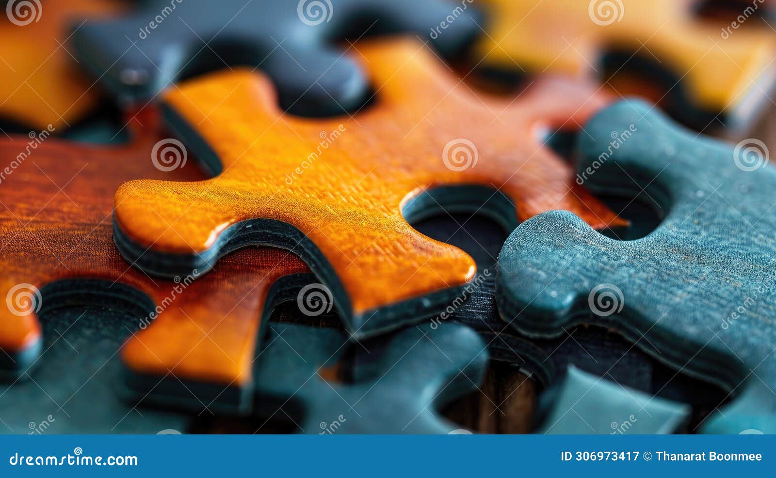 Delve into the Intricate Details of Jigsaw Puzzle Pieces in a ...