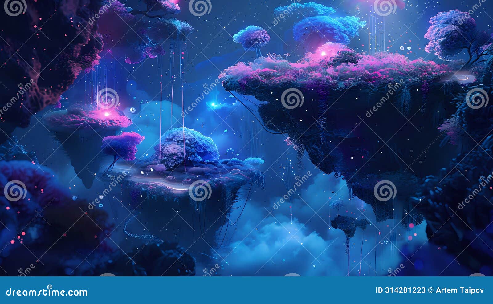 Ethereal Island Constellation./n Stock Illustration - Illustration of ...