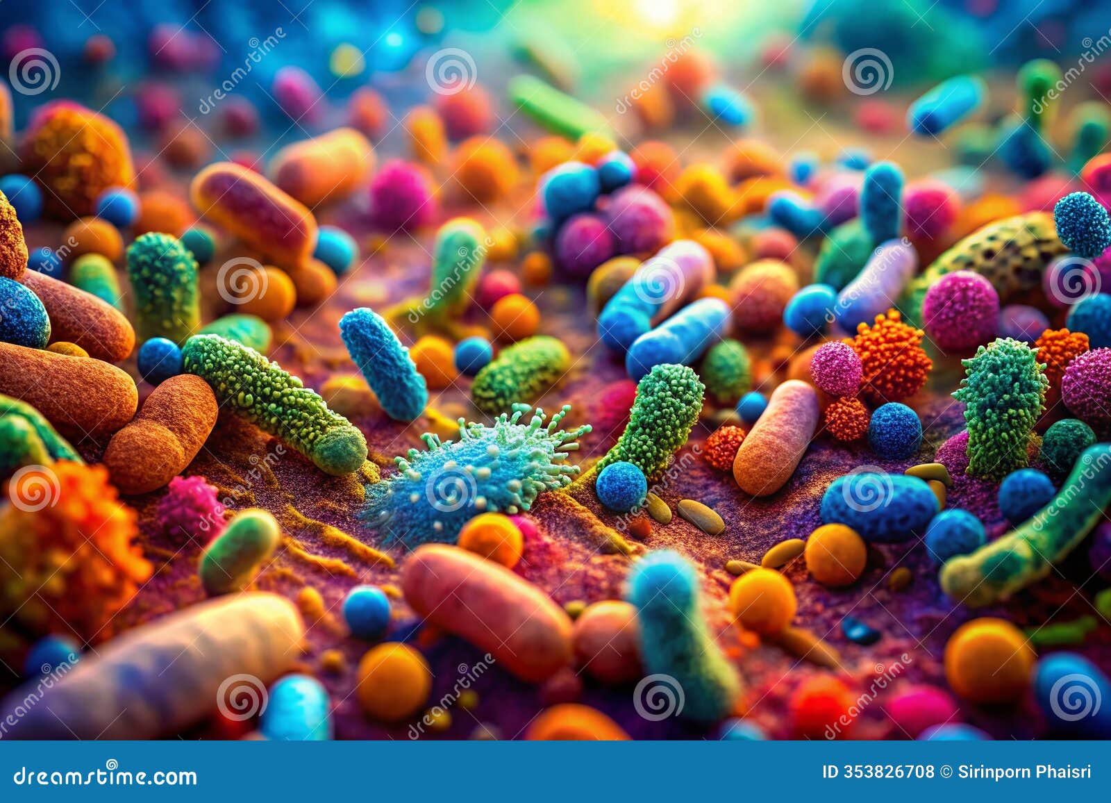 Unveiling the Intricate World of the Gut Microbiome a Colorful ...