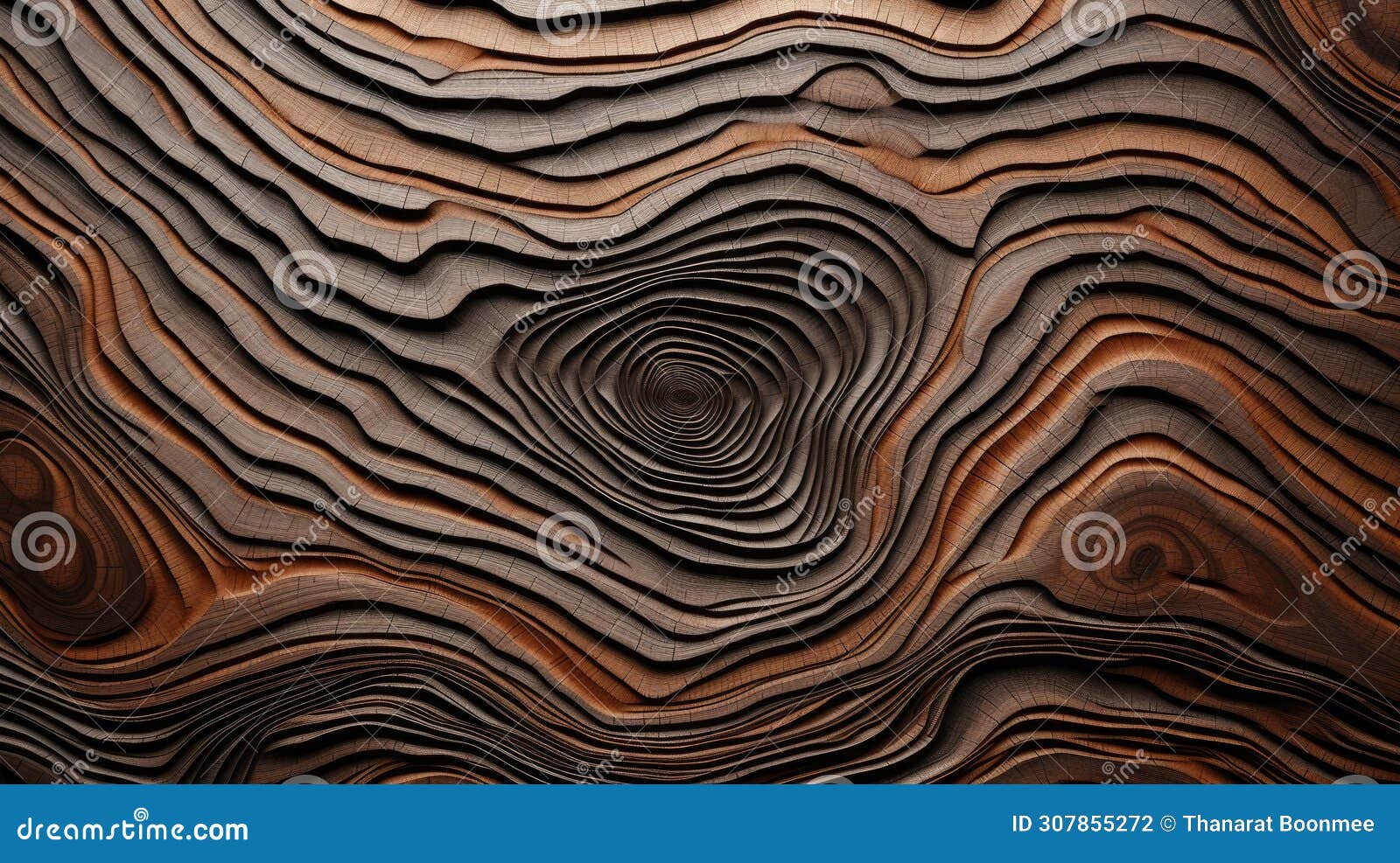 Delve into the Organic Warmth of a Wooden Cut Texture. Ai Generated ...