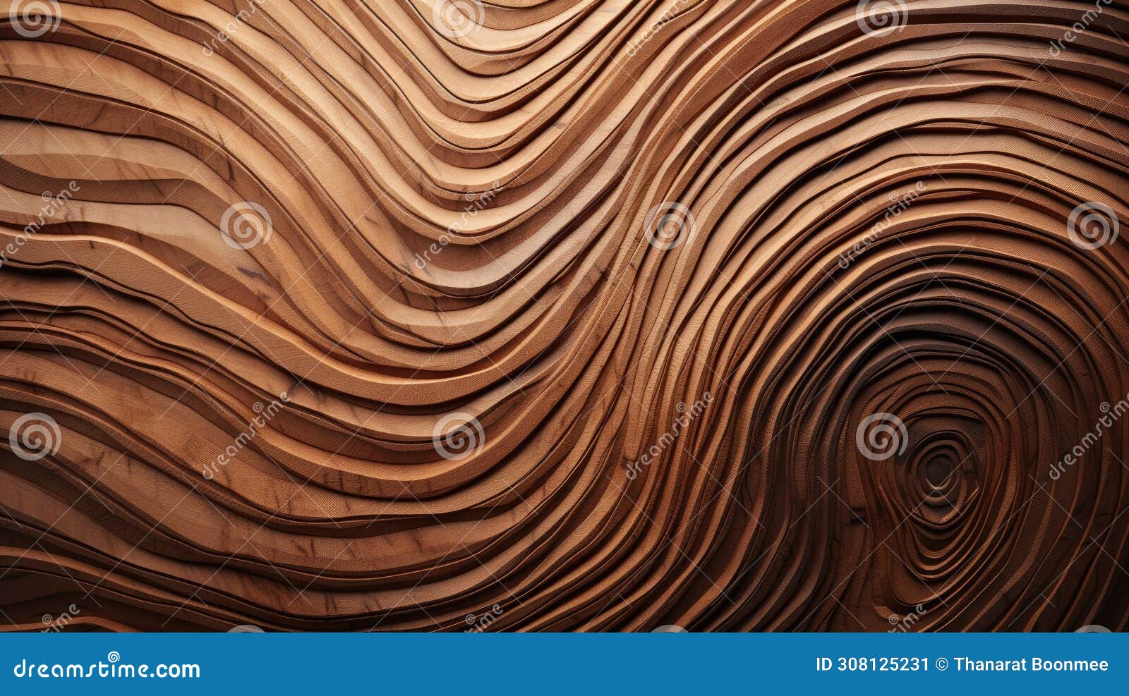 Delve into the Organic Warmth of a Wooden Cut Texture. Ai Generated ...