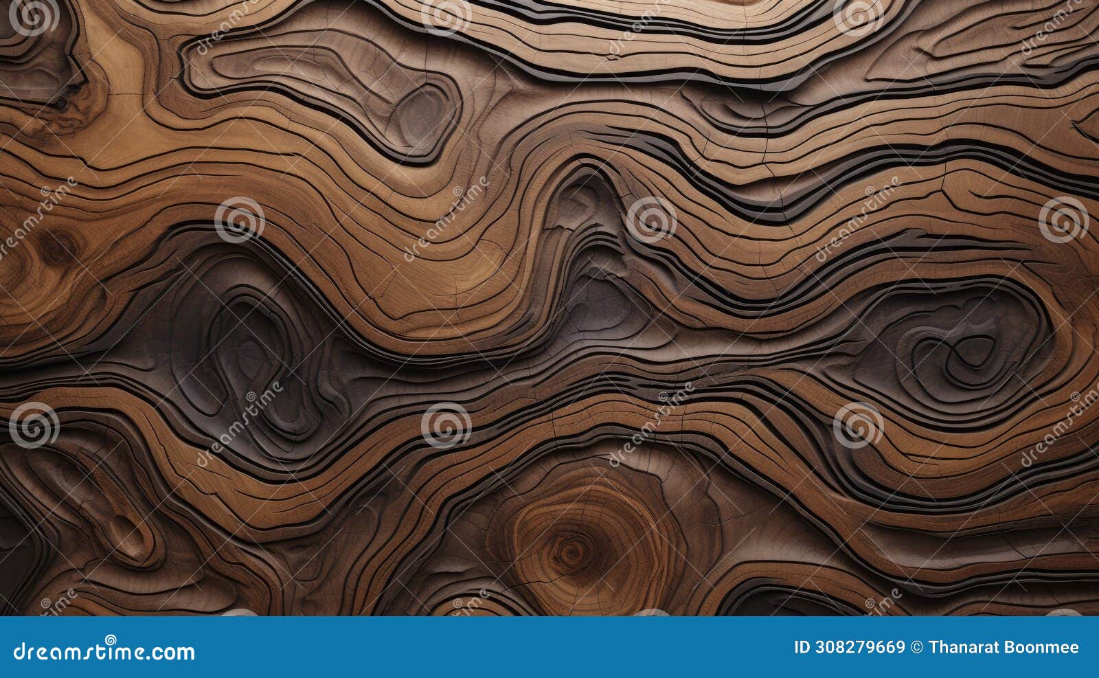 Delve into the Organic Warmth of a Wooden Cut Texture. Ai Generated ...