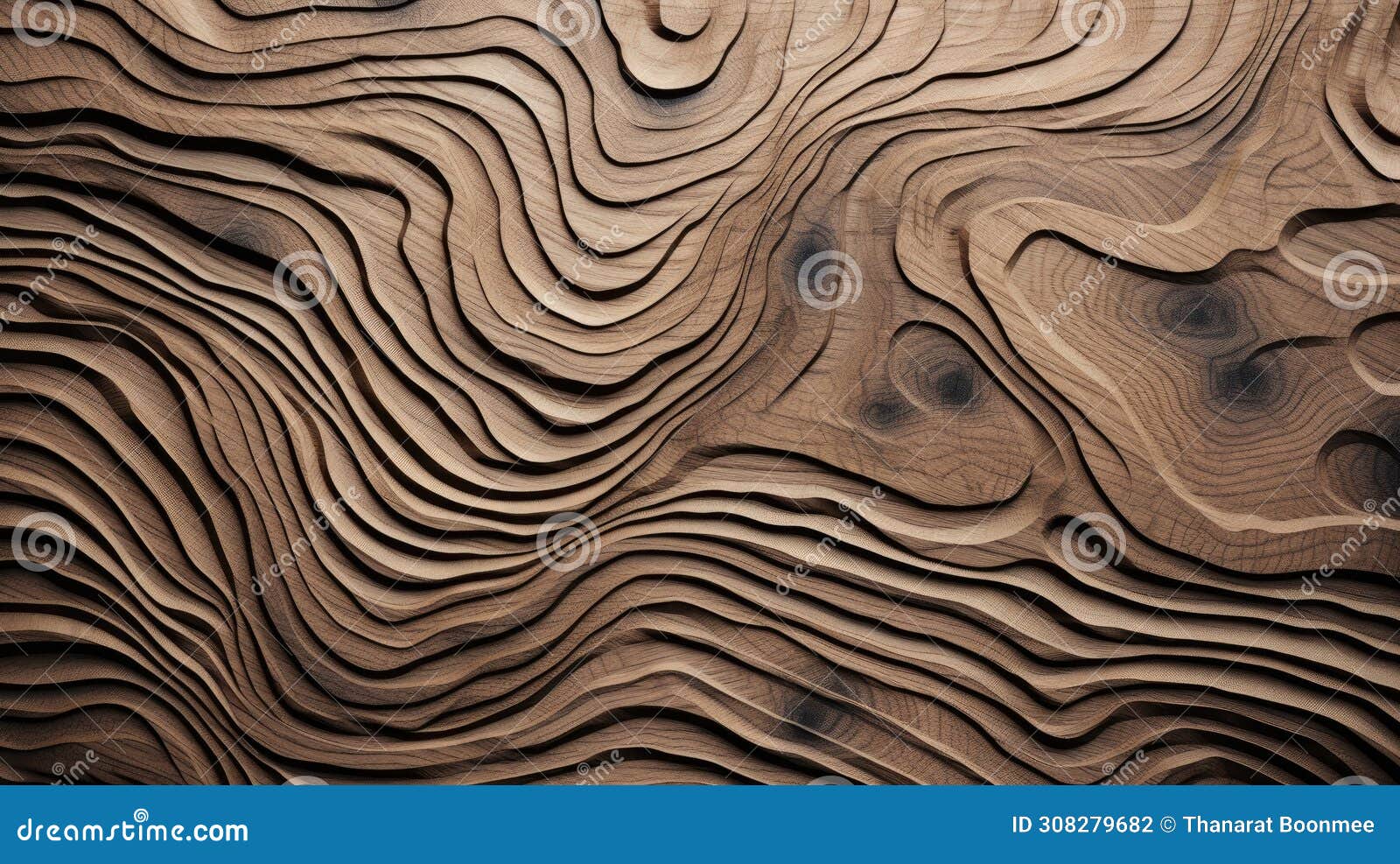 Delve into the Organic Warmth of a Wooden Cut Texture. Ai Generated ...