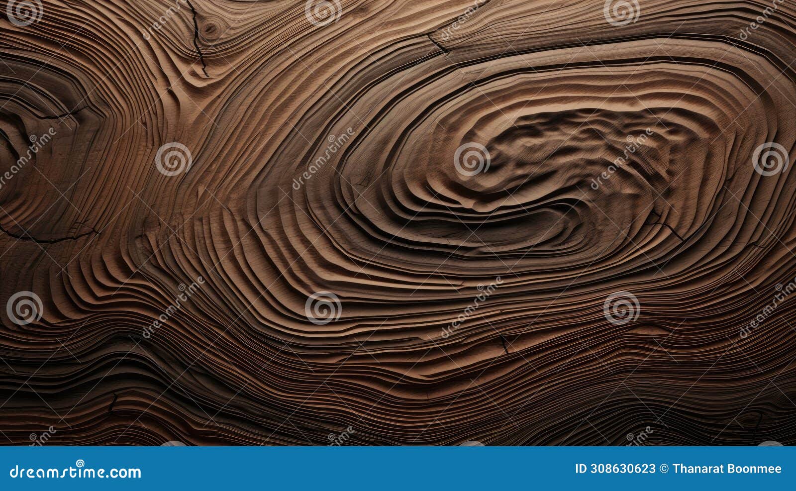 Delve into the Organic Warmth of a Wooden Cut Texture. Ai Generated ...