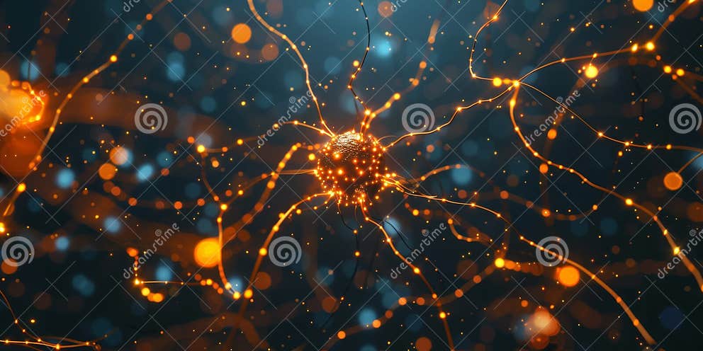 Delve into the Visualization of Neural Networks Showcasing Illuminated ...