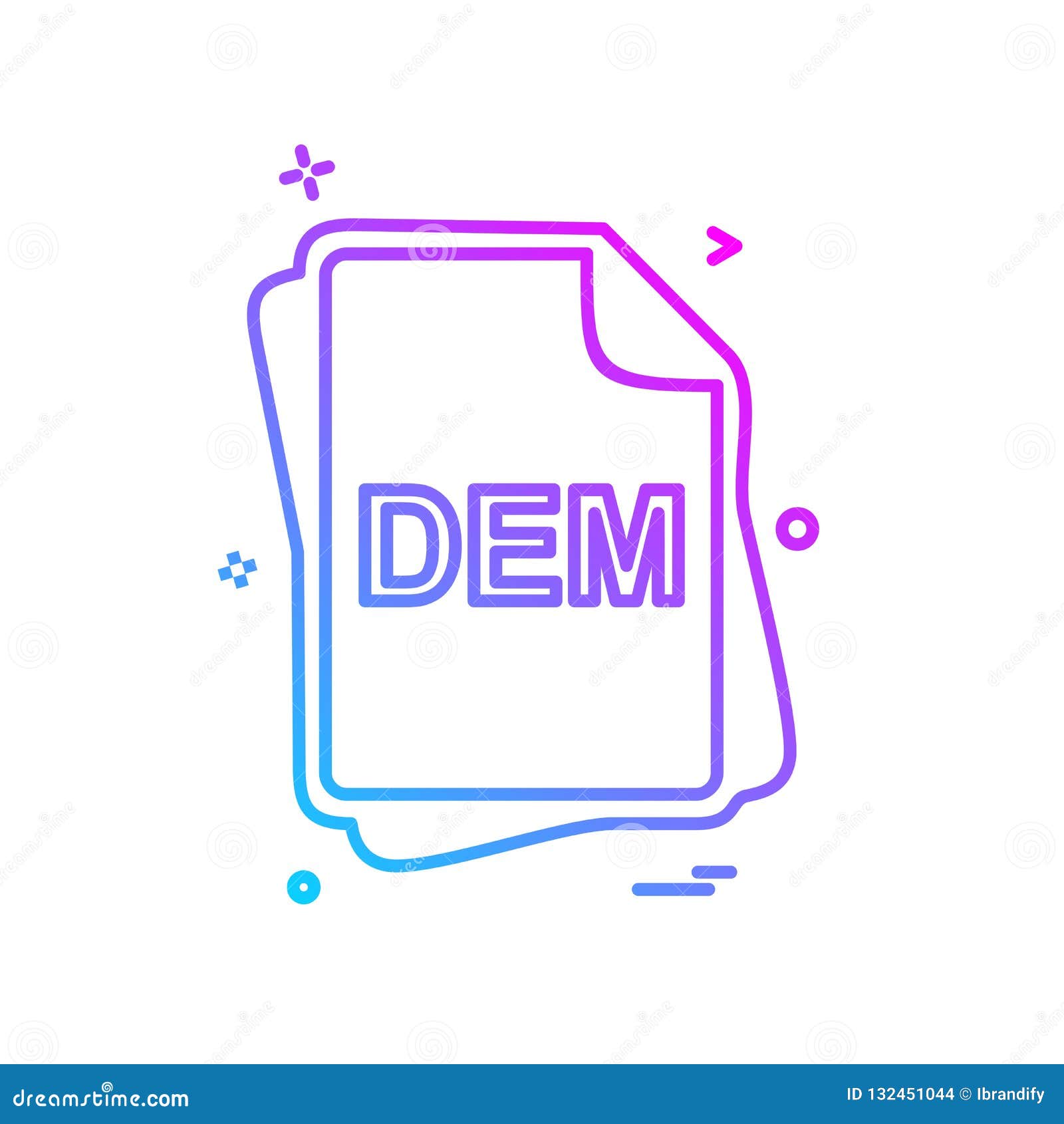 DEM File Type Icon Design Vector Stock Vector - Illustration of ... DEM File Type Icon Design Vector Stock Vector - Illustration of ...