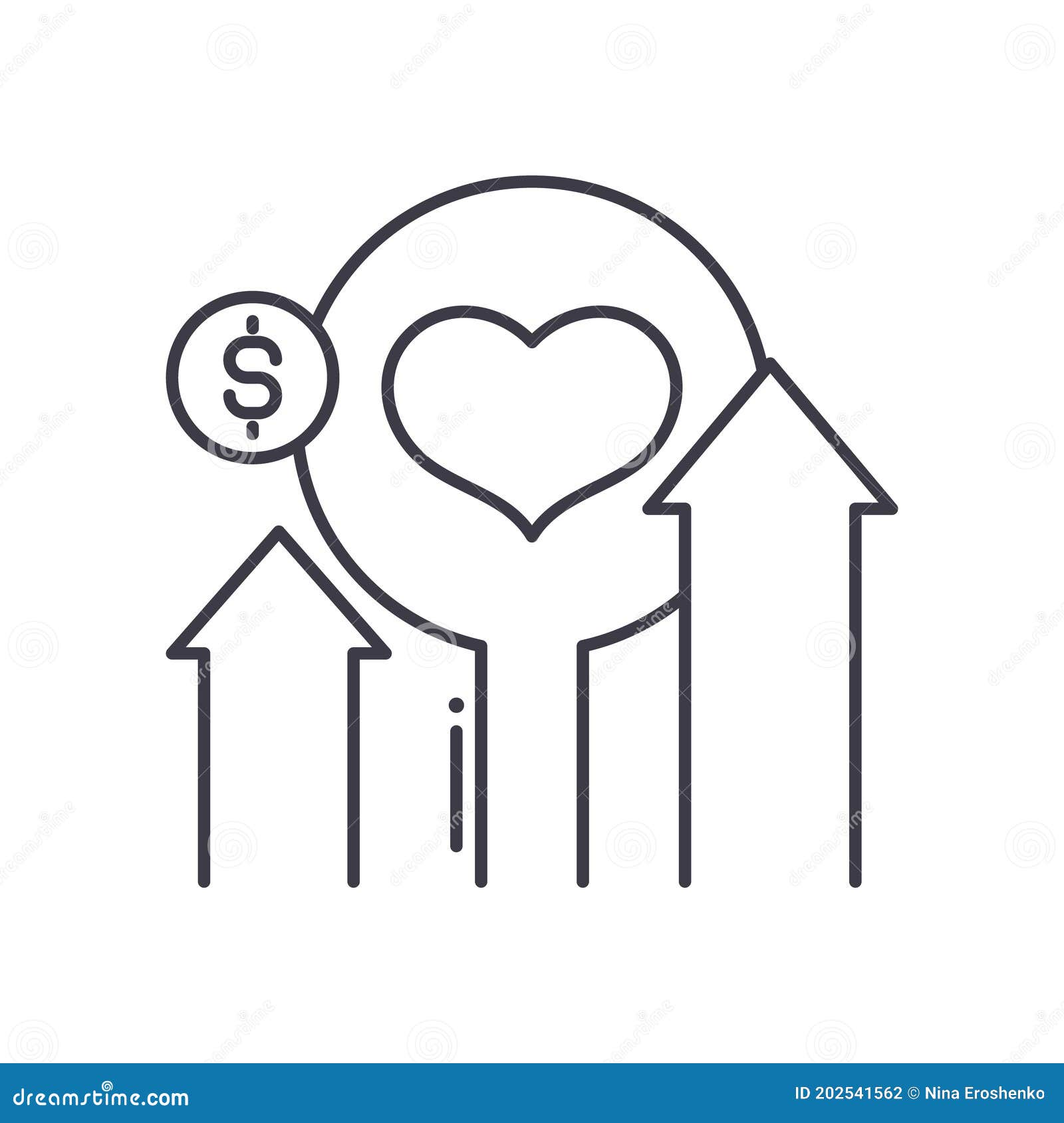 Demand Analysis Image Icon, Linear Isolated Illustration, Thin Line ...