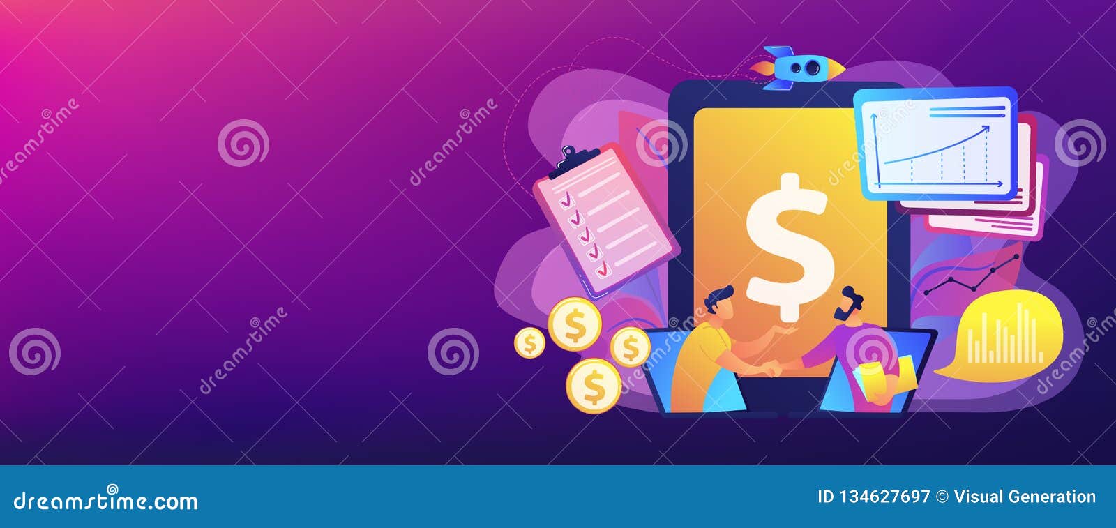 Demand Planning Concept Banner Header. Stock Vector - Illustration of ...