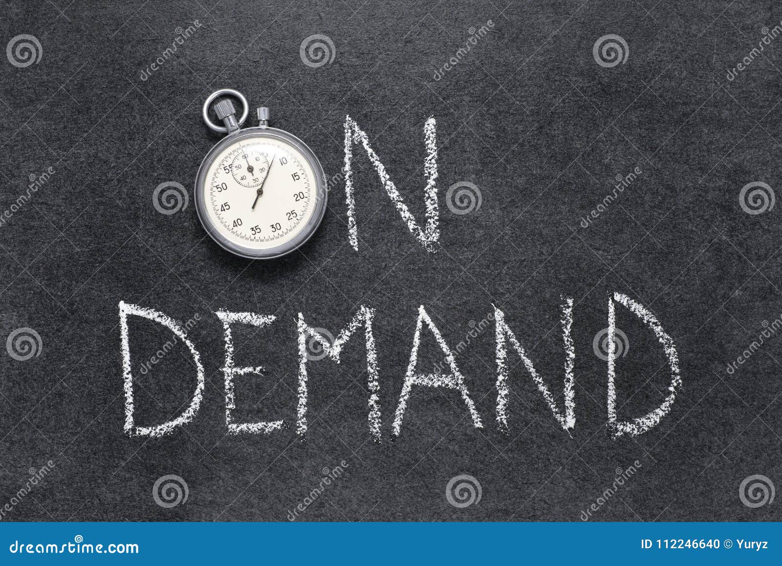 On demand stock photo. Image of offer, urgency, time - 112246640
