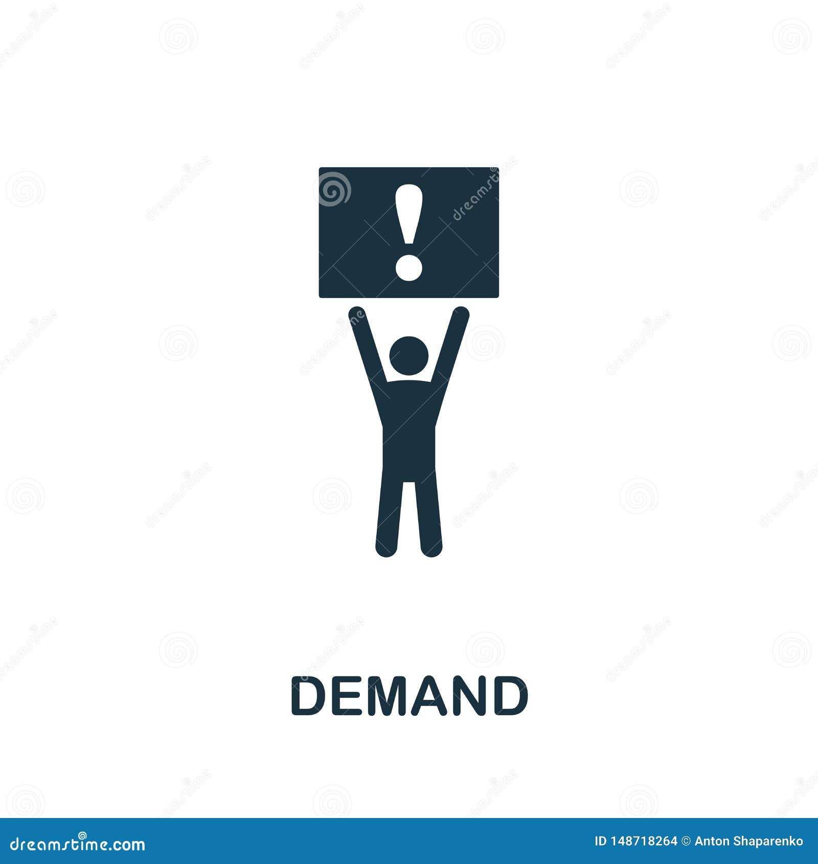 Demand Icon. Creative Element Design from Stock Market Icons Collection ...