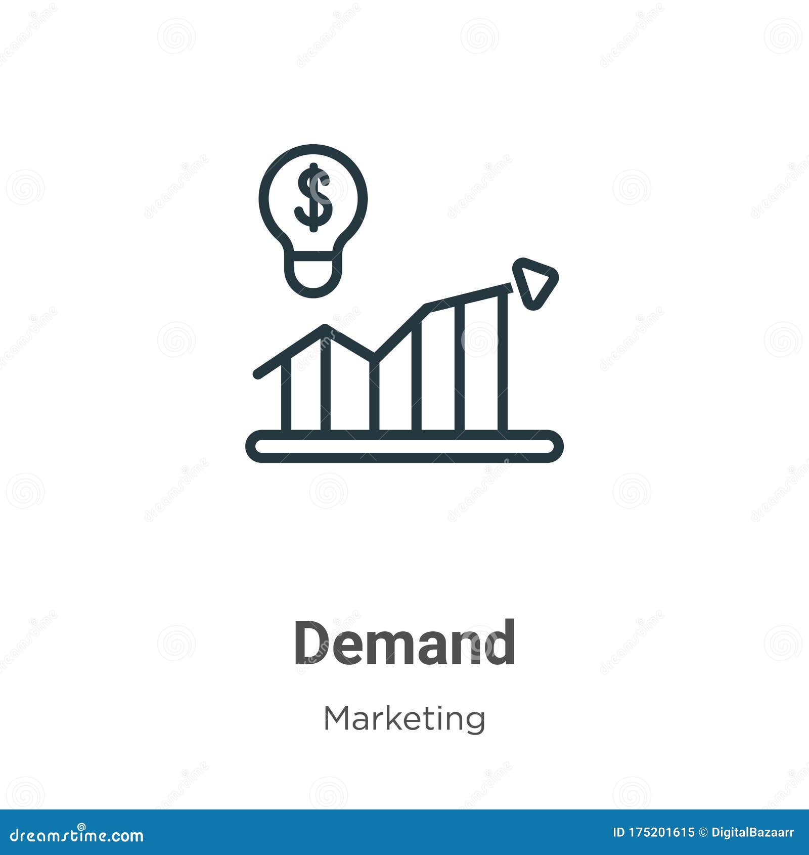 Demand Outline Vector Icon. Thin Line Black Demand Icon, Flat Vector ... Demand Outline Vector Icon. Thin Line Black Demand Icon, Flat Vector ...