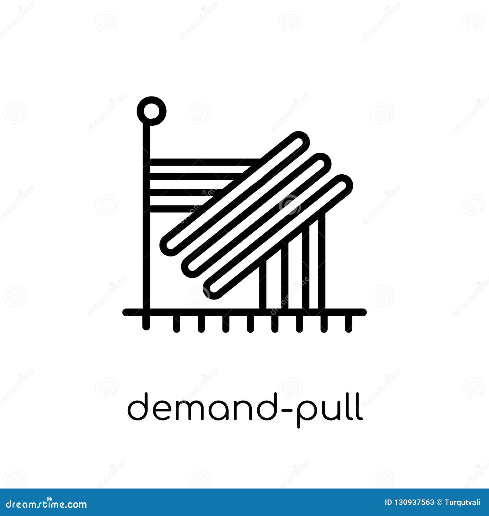 Demand-pull Inflation Icon from Demand Pull Inflation Collection Stock ...