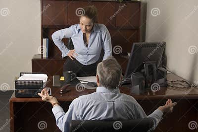 Demanding explanations stock photo. Image of strong, executive - 542388