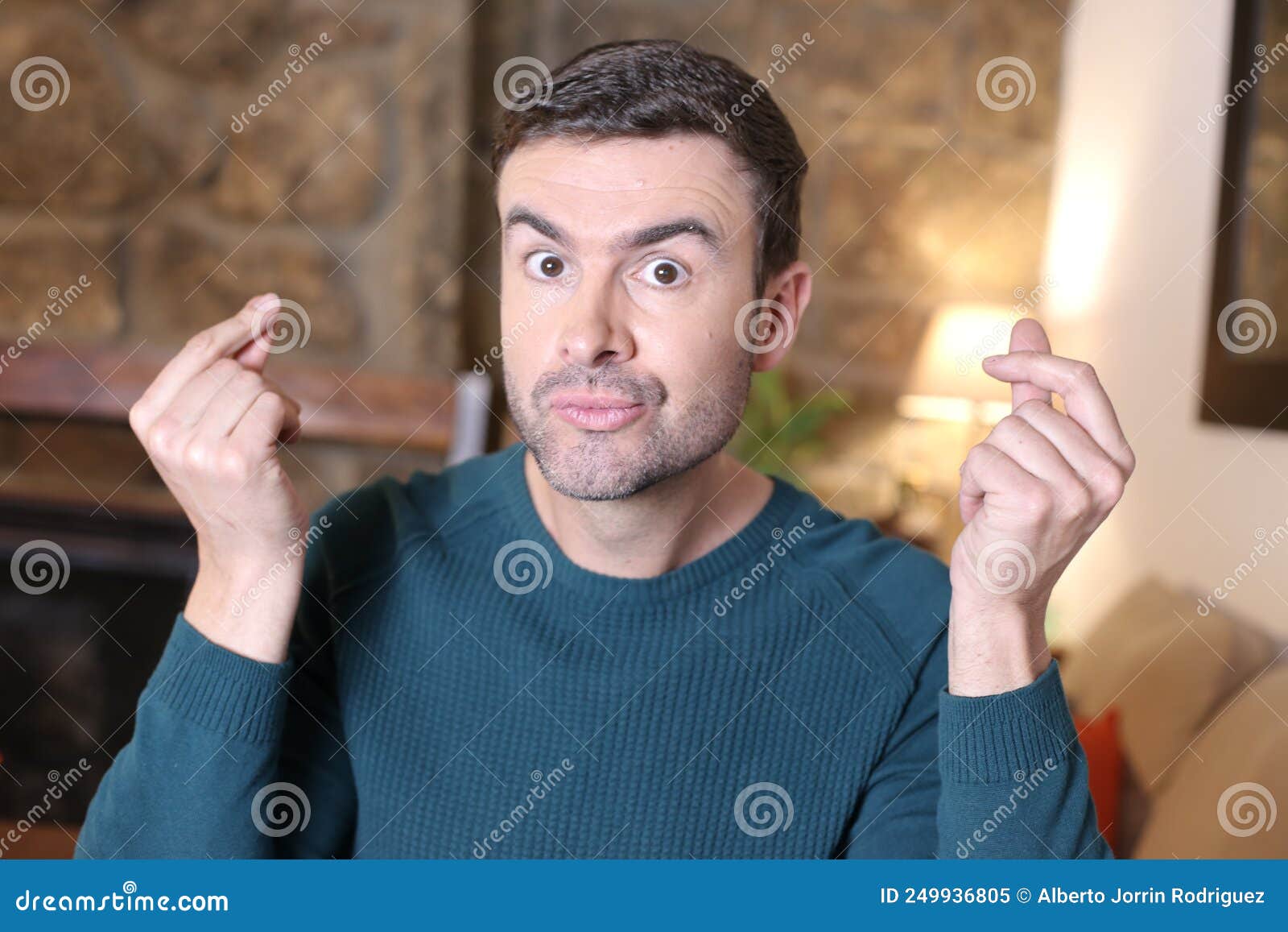 Demanding Man Asking for Money Stock Image - Image of greedy, income ...