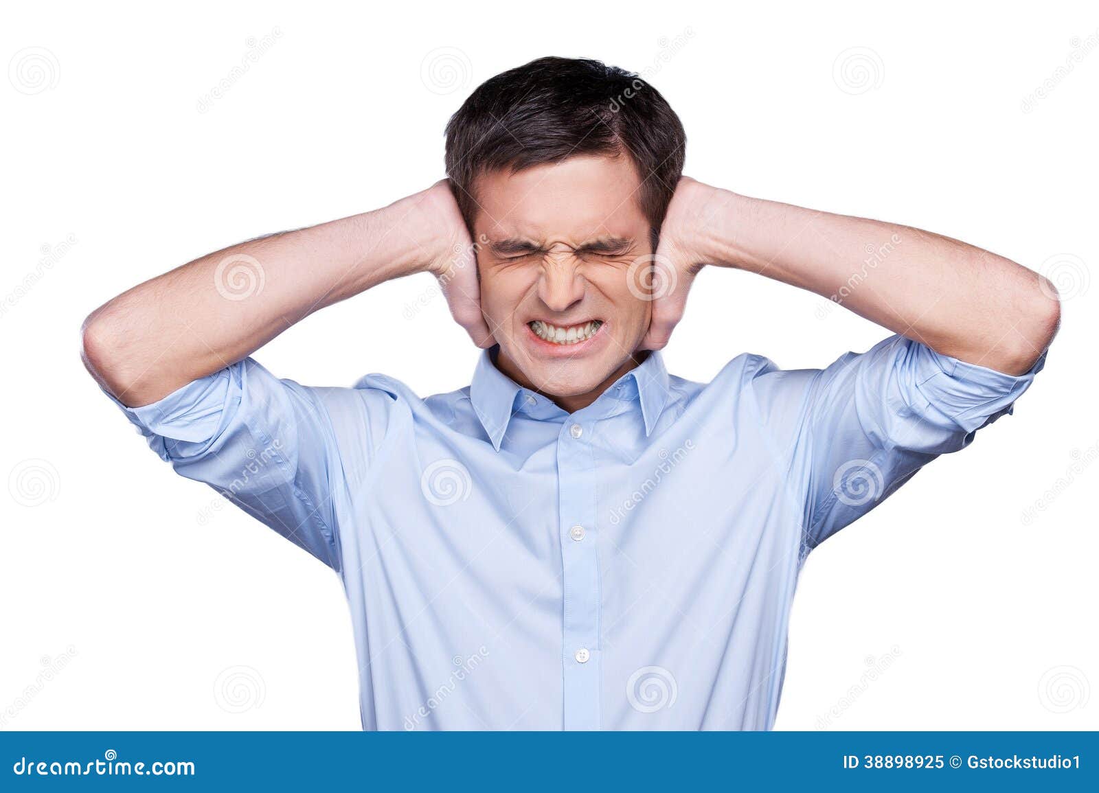 ¡Demasiado ruidosamente! imagen de archivo. Imagen de adulto - 38898925