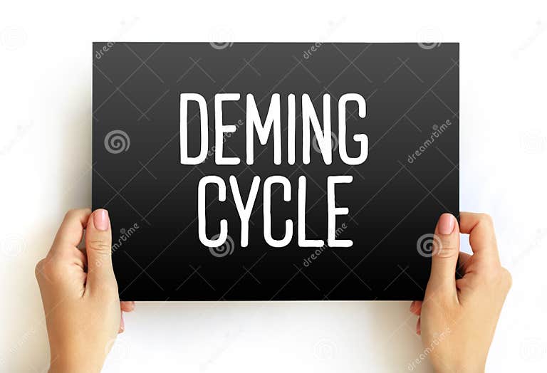 Deming Cycle - Continuous Quality Improvement Model Which Consists of a ...