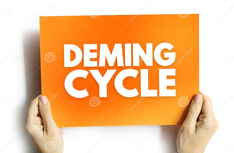 Deming Cycle - Continuous Quality Improvement Model Which Consists of a ...