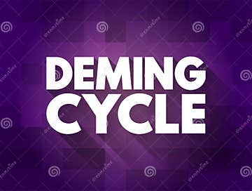 Deming Cycle - Continuous Quality Improvement Model Which Consists of a ...