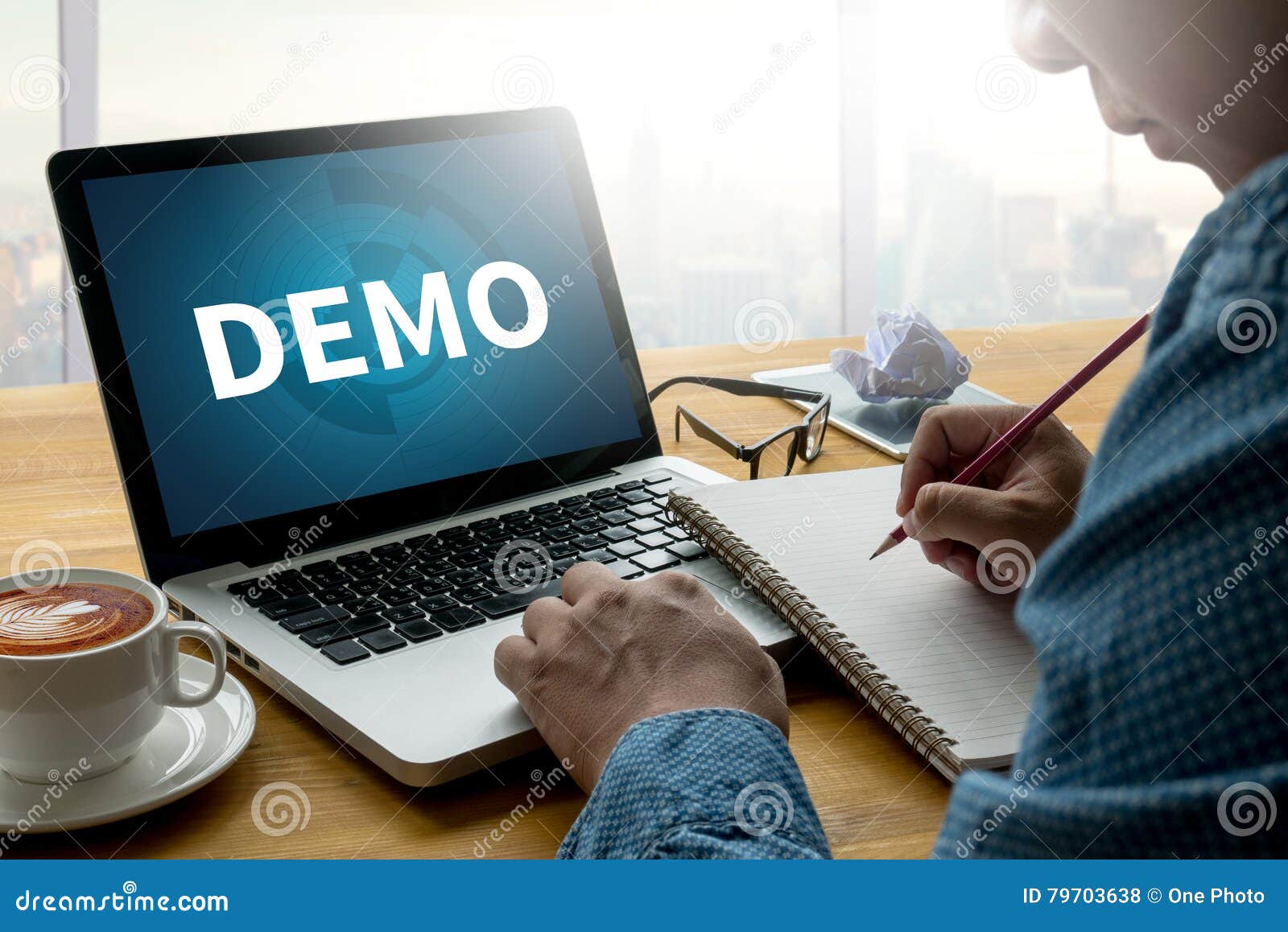 DEMO Demo Preview Ideal foto de archivo. Imagen de oficina - 79703638