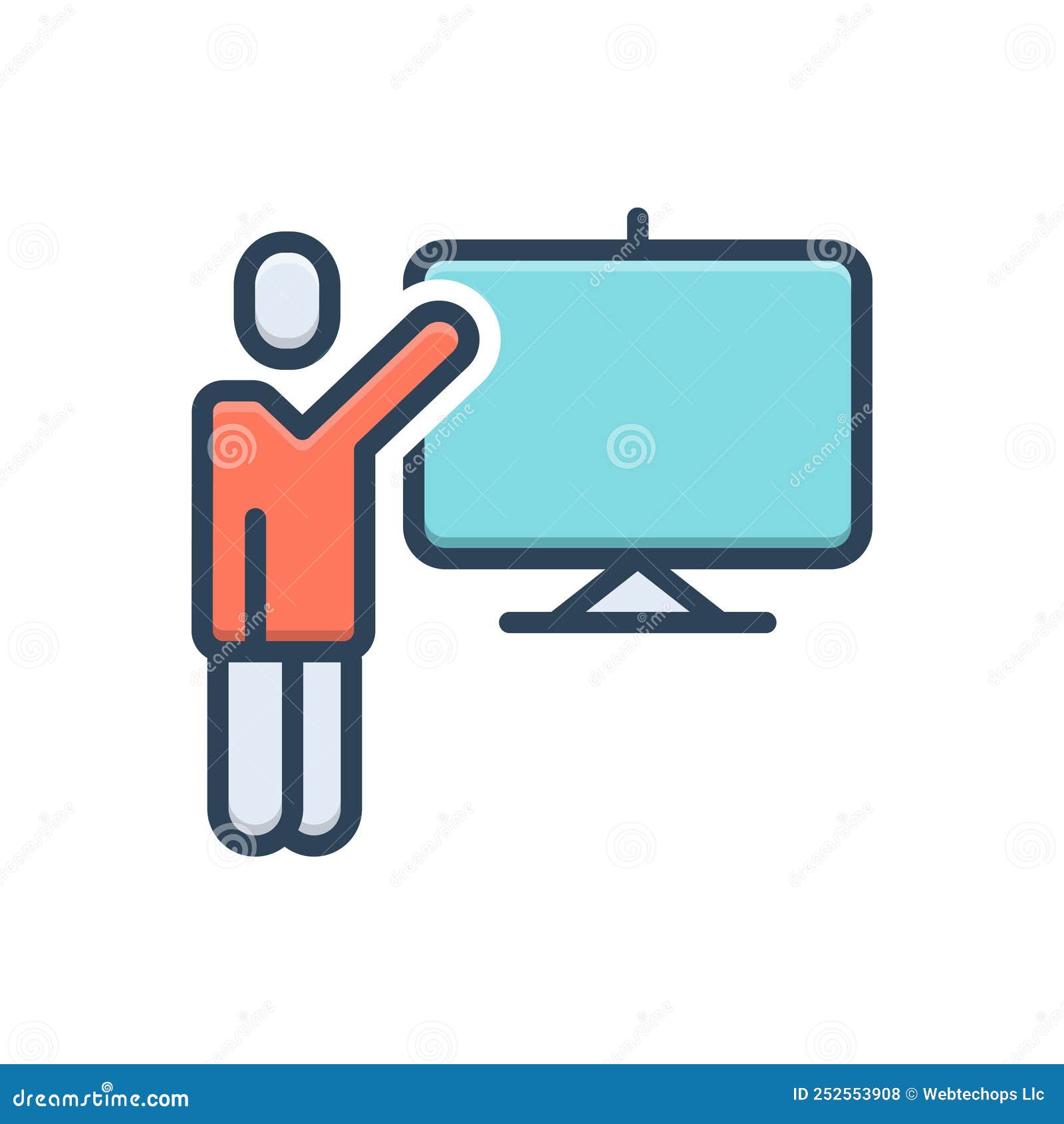 Color Illustration Icon for Demo, Affectedness and Exhibition Stock ...