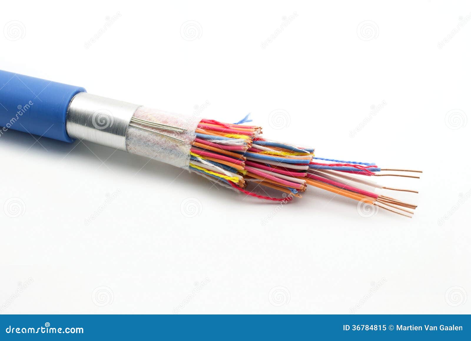 Demo model of a cable. stock image. Image of energy, isolated - 36784815