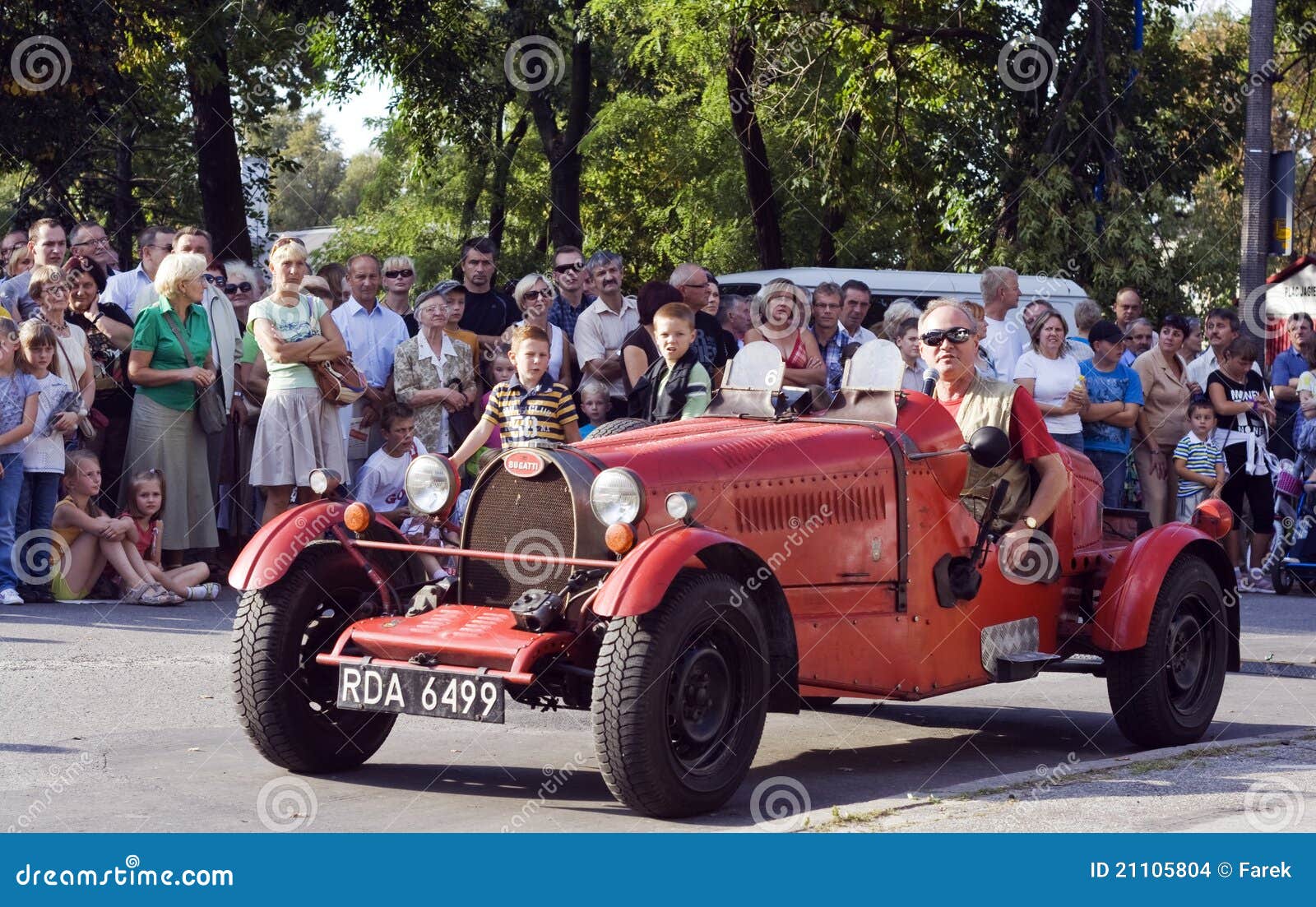 Demo of Old Car in the Retro Style Editorial Stock Image - Image of ...