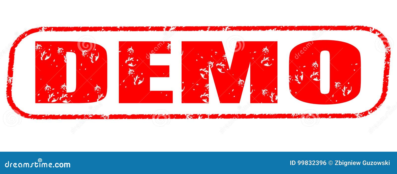 Demo stamp stock illustration. Illustration of background - 99832396