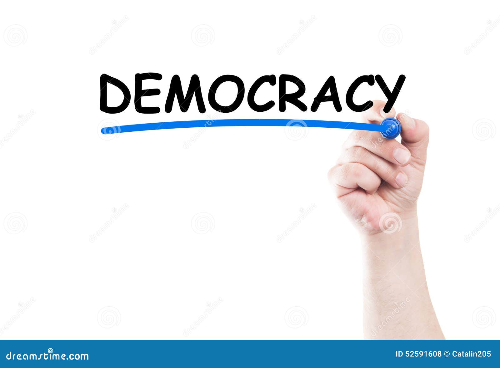 Democracy stock photo. Image of freedom, white, democracy - 52591608