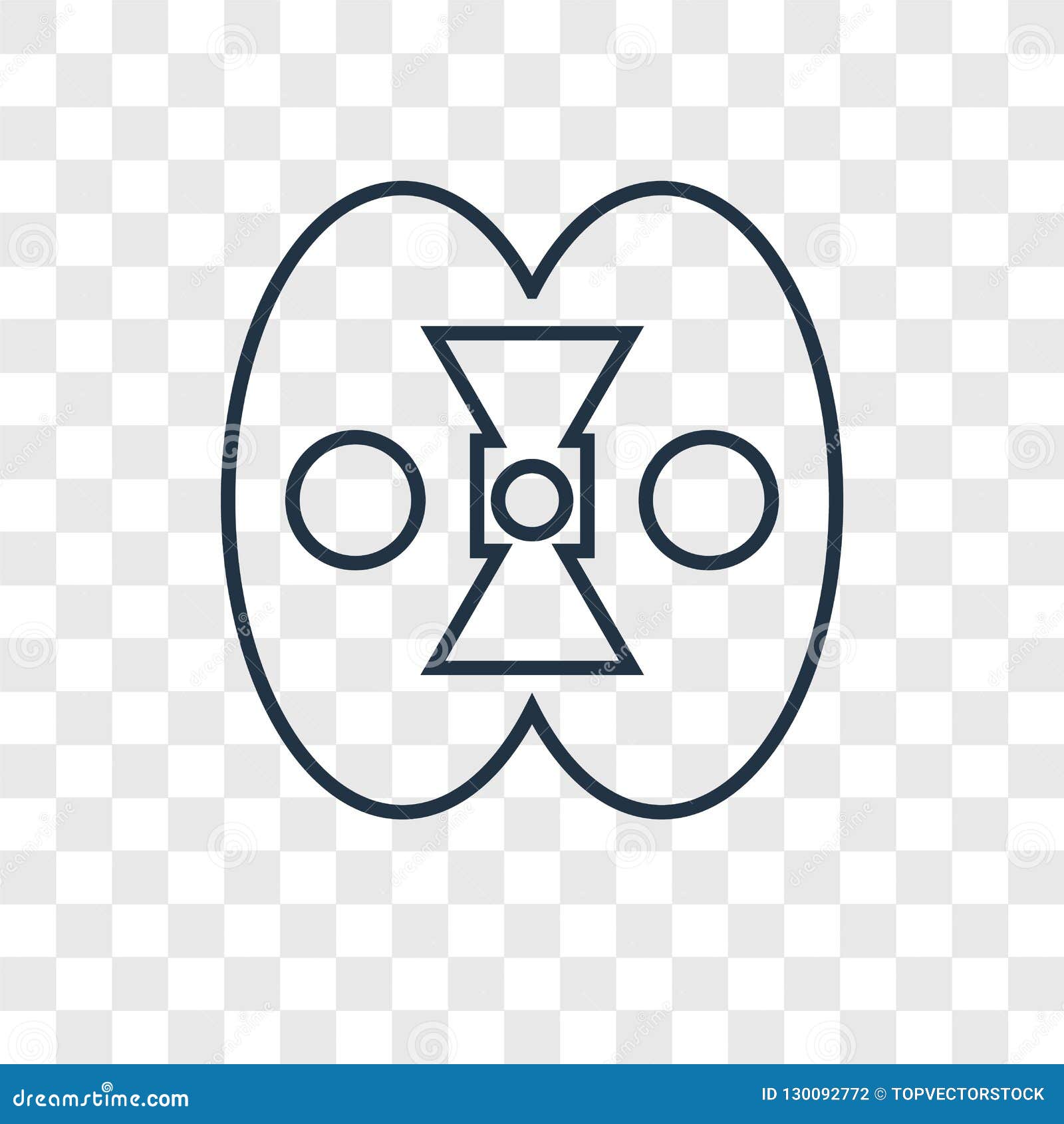 Democracy Concept Vector Linear Icon Isolated on Transparent Background ...