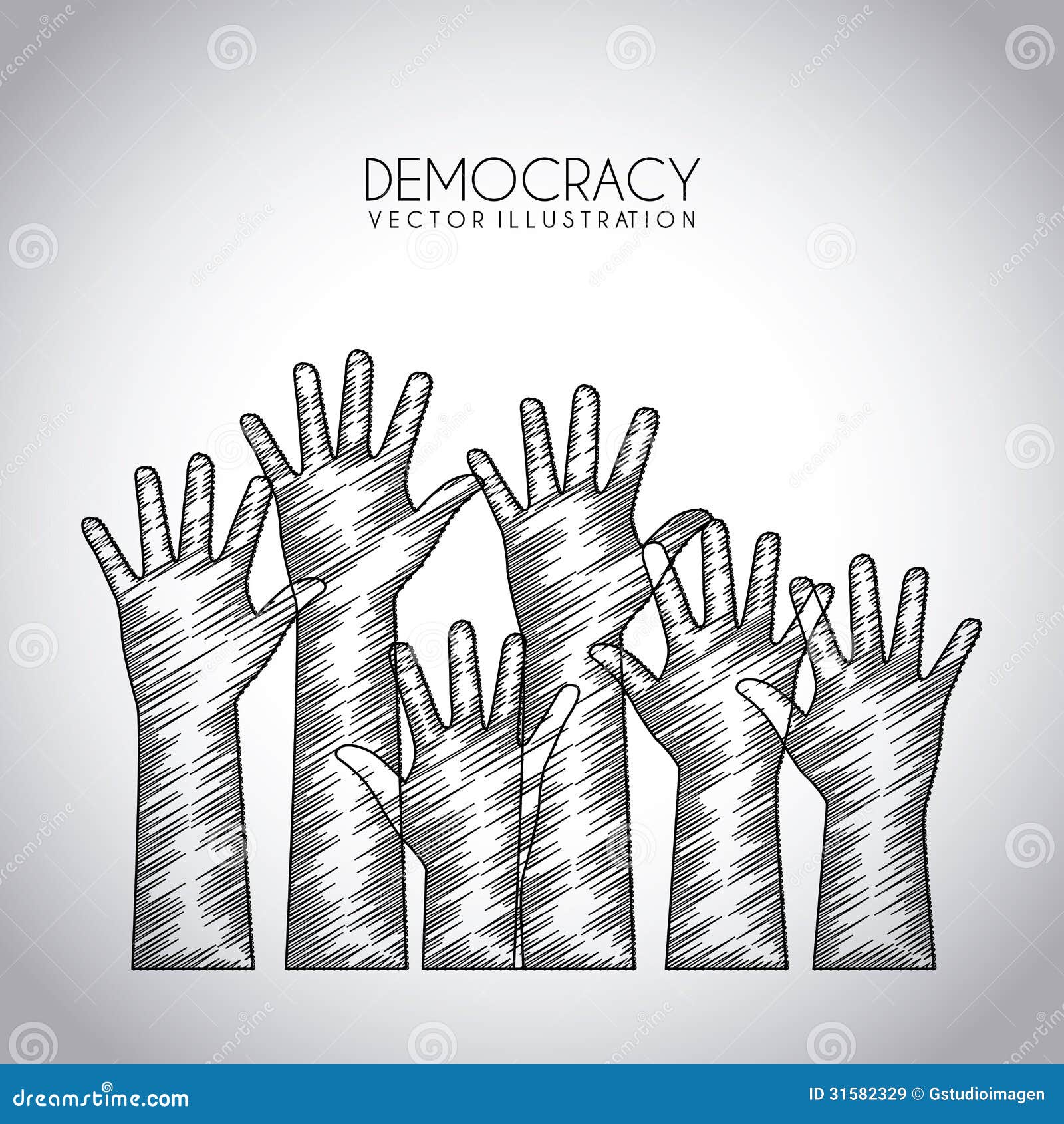 Democracy design stock vector. Illustration of democracy - 31582329