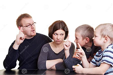 Democracy in a family stock photo. Image of responsibility - 19033246