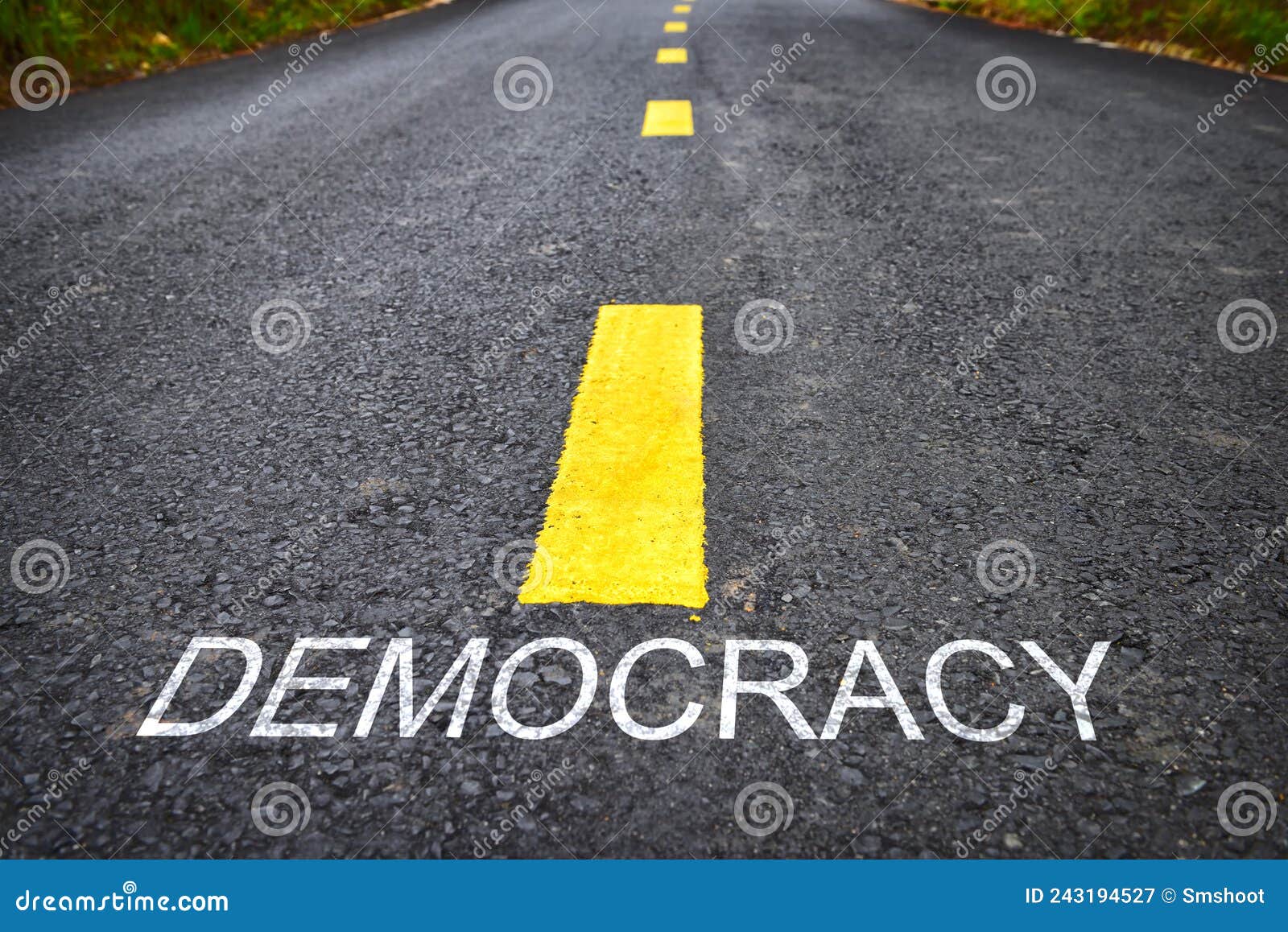 Democracy Word From Wooden Blocks Stock Image | CartoonDealer.com ...