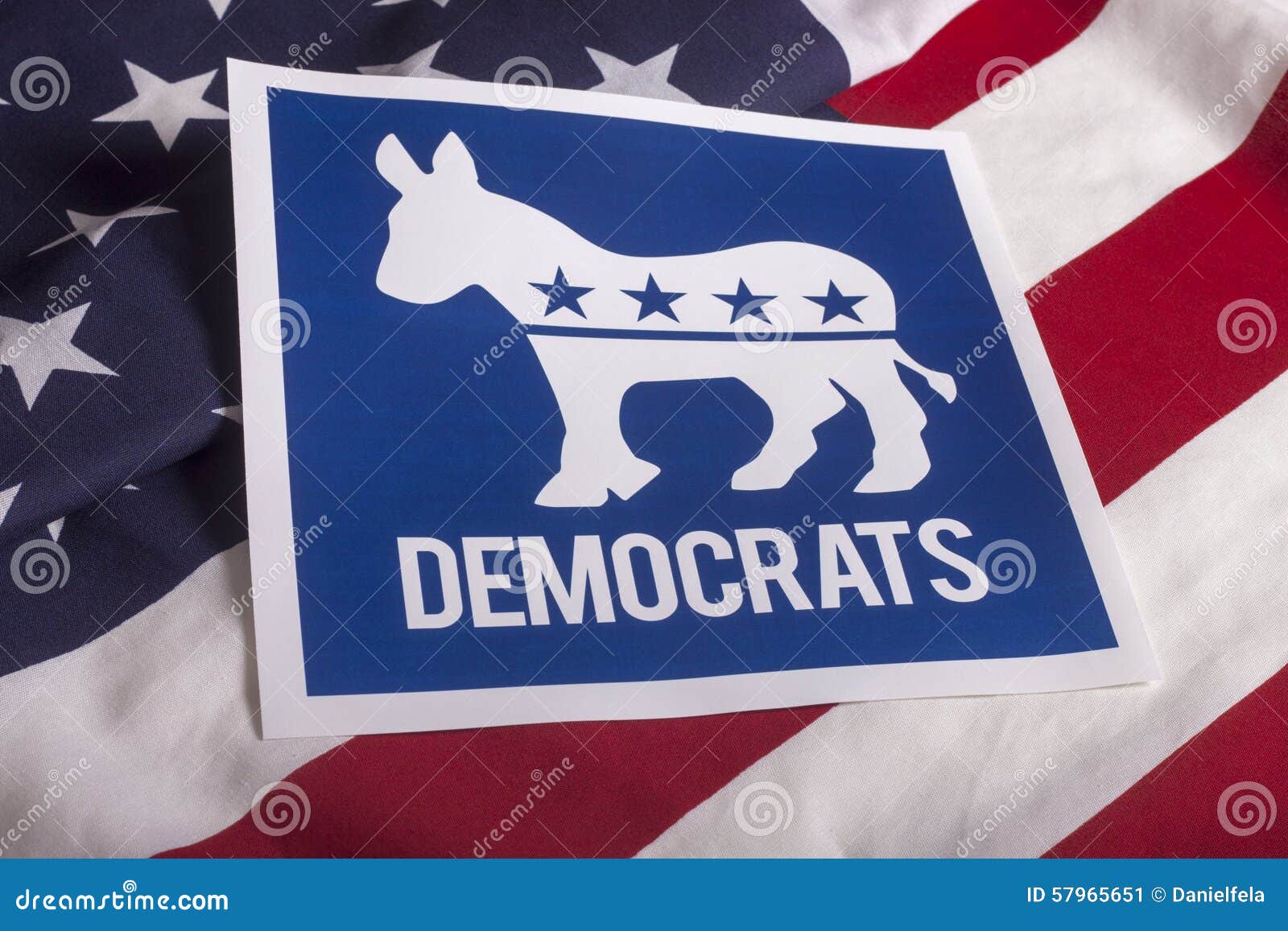 Democrat Election Vote and American Flag Editorial Photo - Image of ...