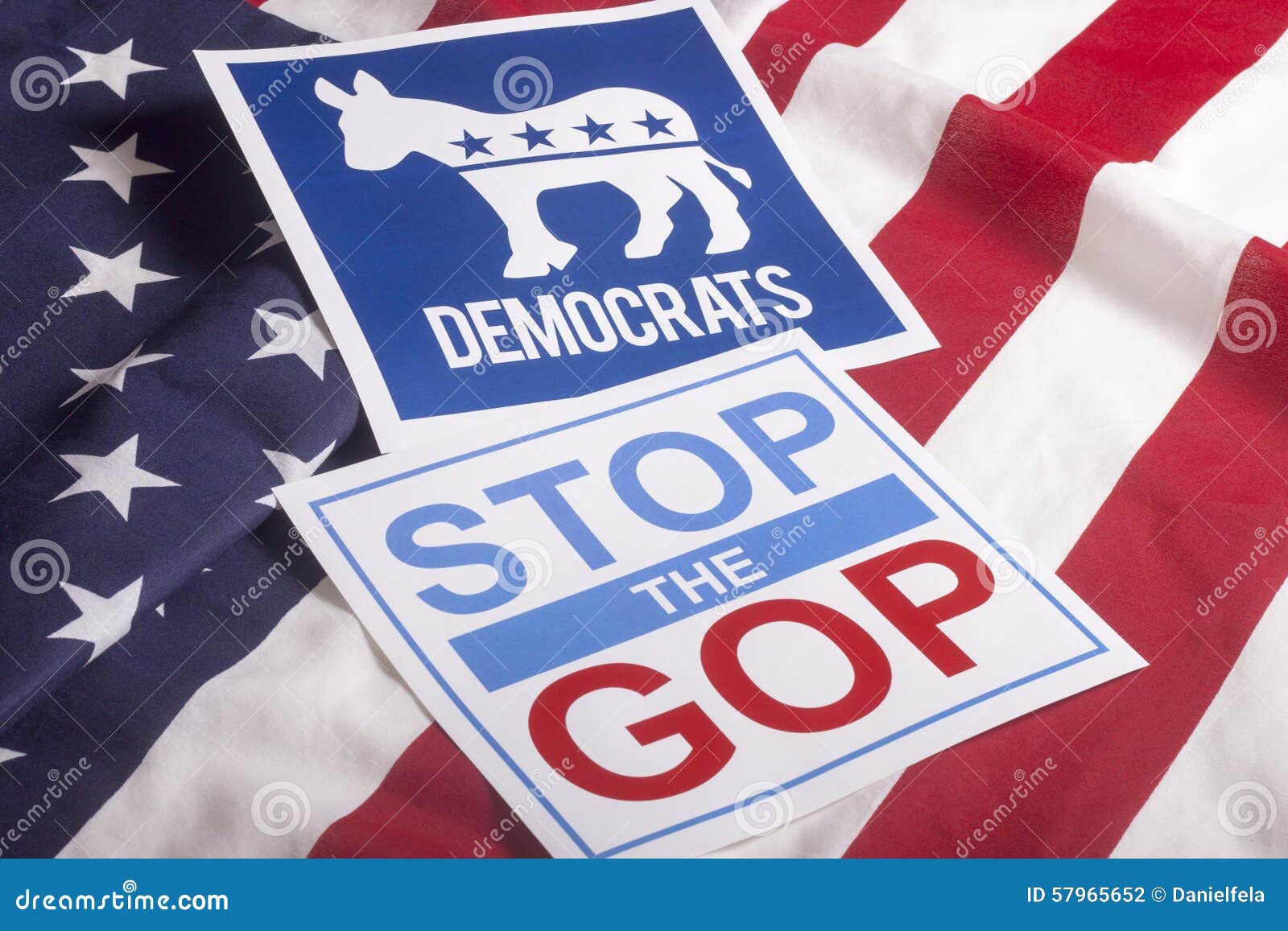 Democrat Election Vote and American Flag Editorial Photography - Image ...