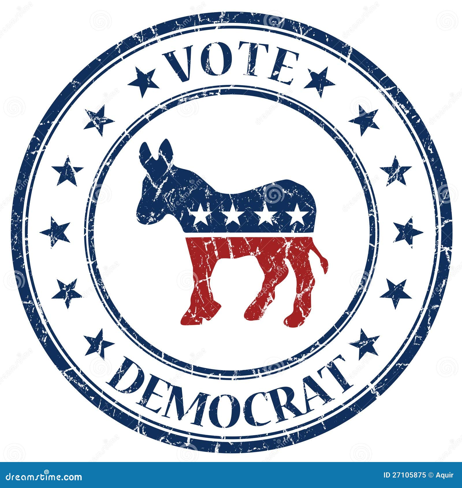 Democrat stamp editorial image. Illustration of democratic - 27105875