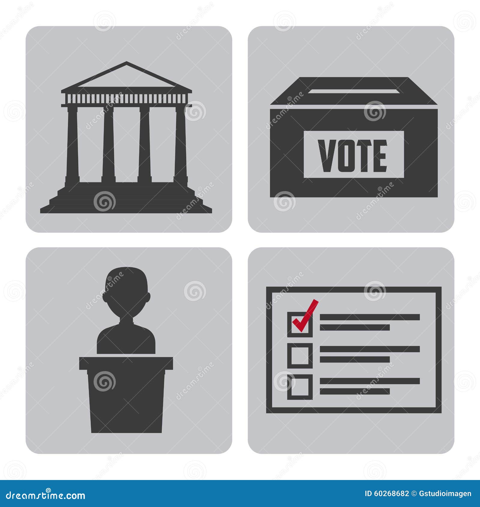 Democratic election stock vector. Illustration of government - 60268682