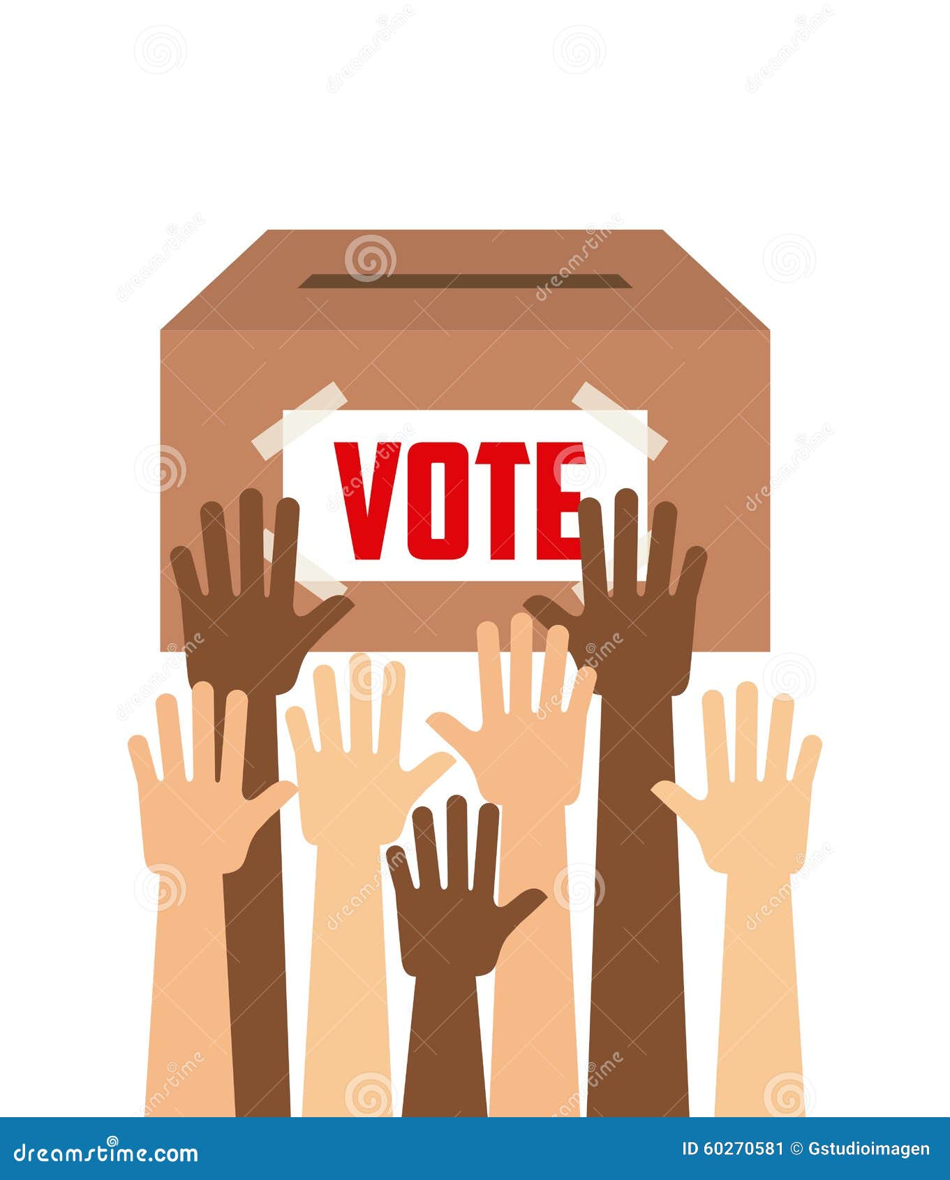 Democratic election stock vector. Illustration of campaign - 60270581