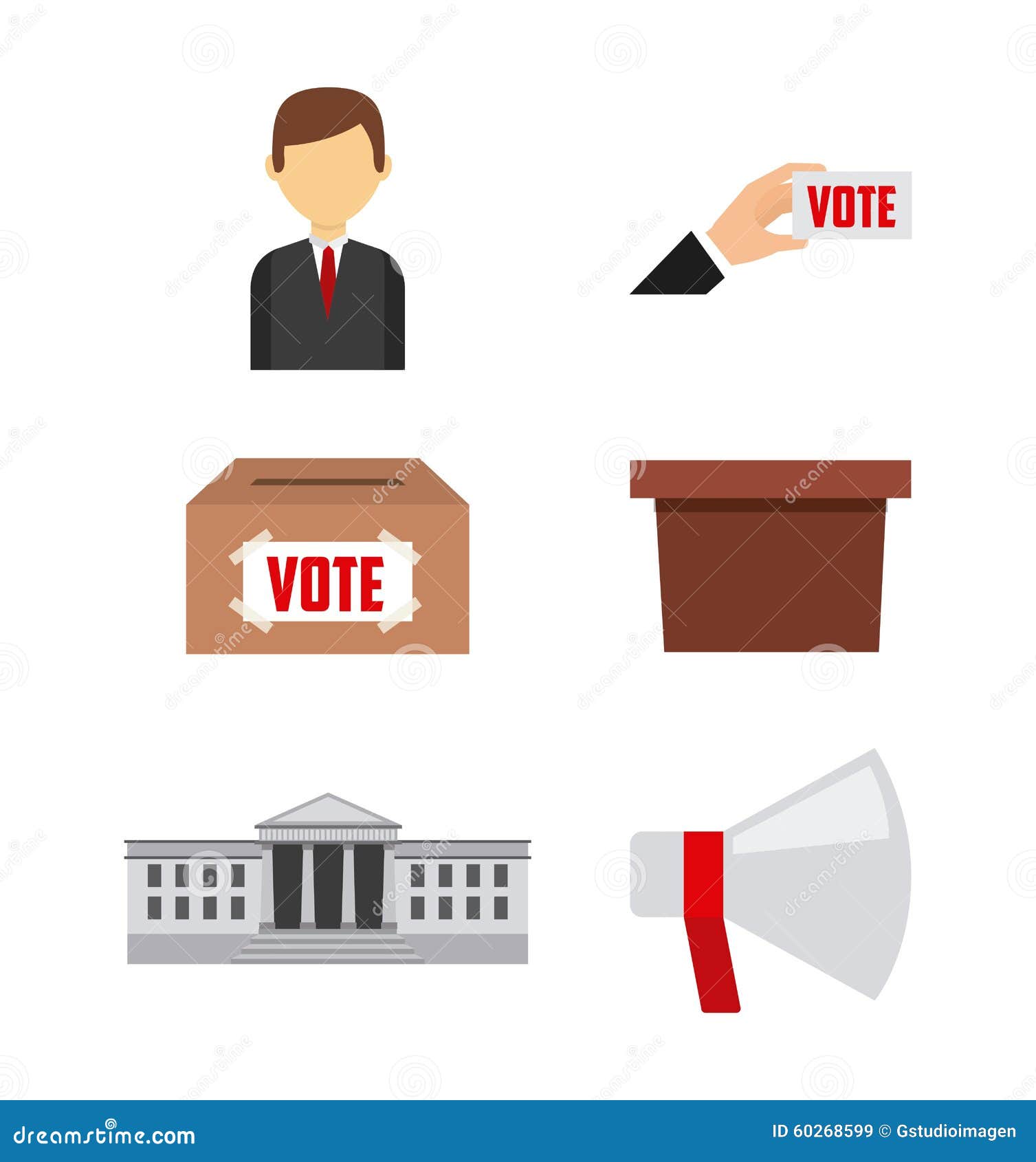 Democratic election stock vector. Illustration of election - 60268599