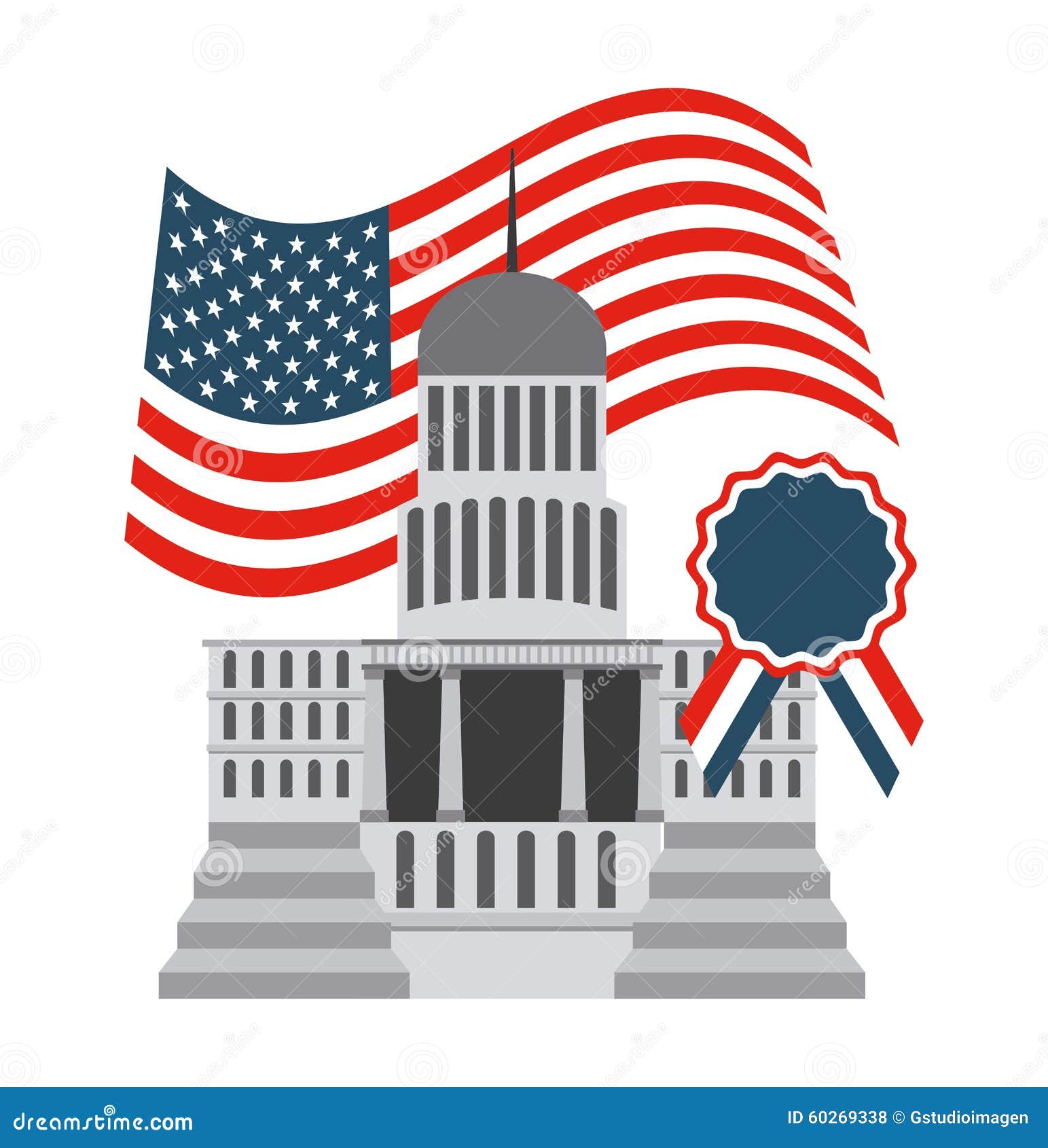 Democratic election stock vector. Illustration of campaign - 60269338