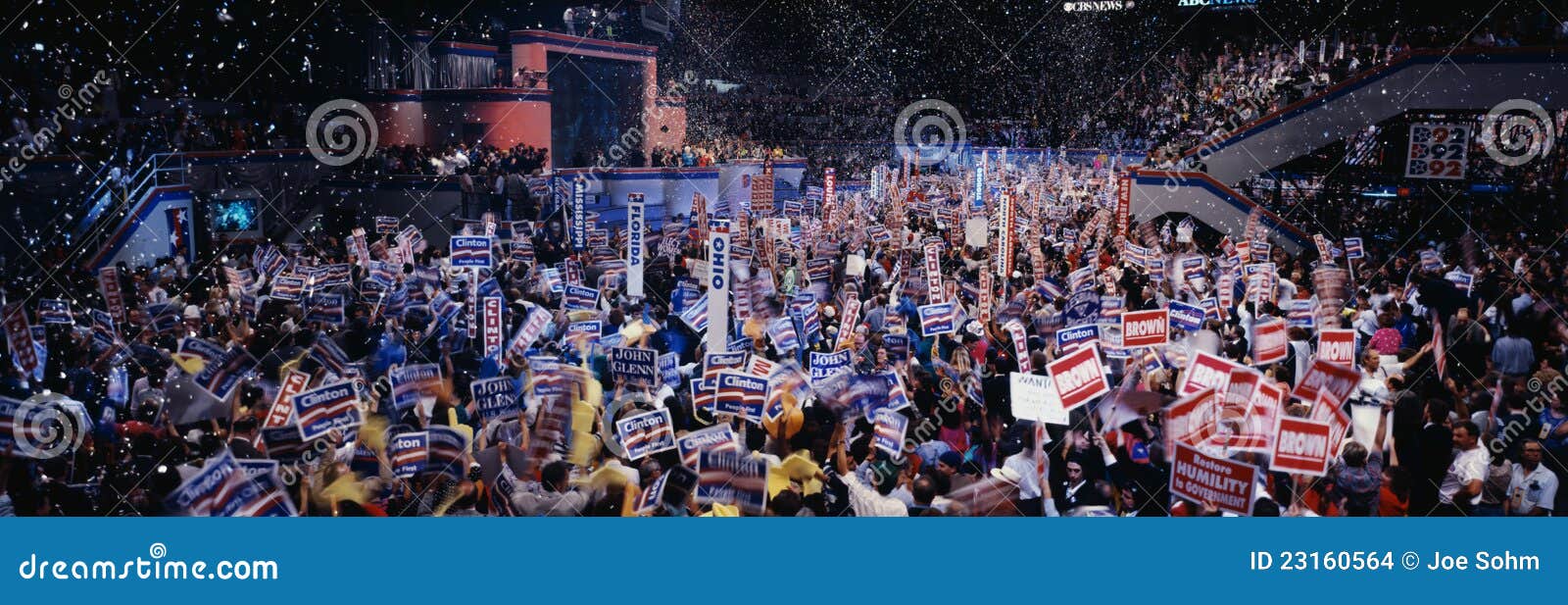 Democratic National Convention at Madison Square G Editorial Stock ...