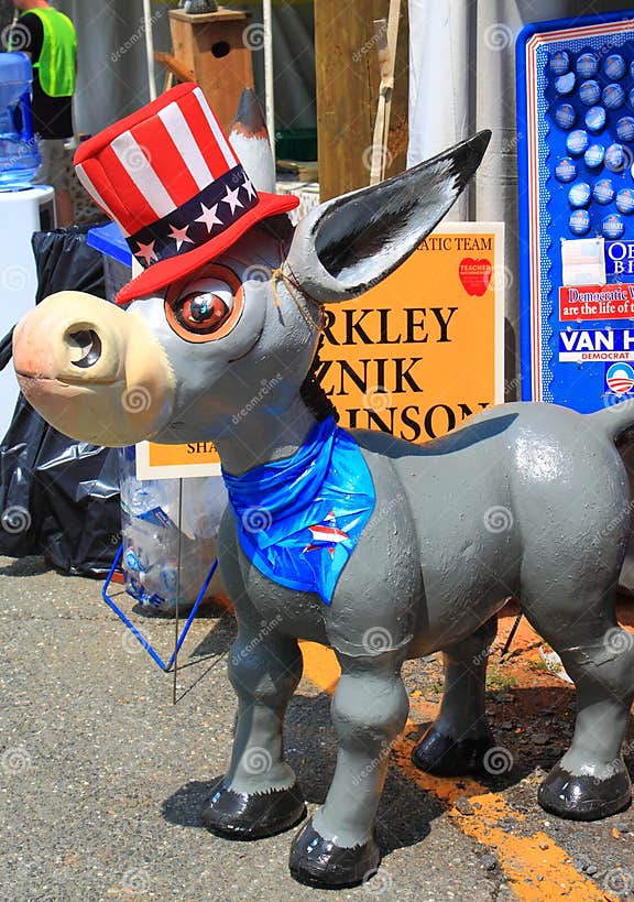 Democratic Party Symbol Donkey Editorial Stock Photo - Image of ...