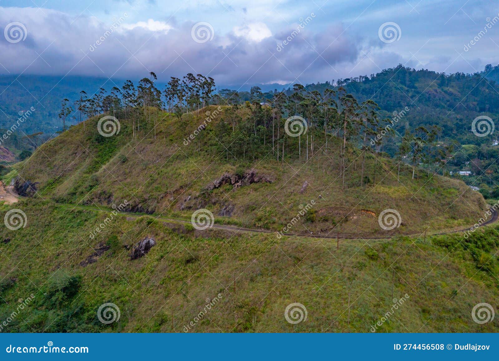 Demodara Railway Loop Near Ella, Sri Lanka Stock Photo - Image of ...